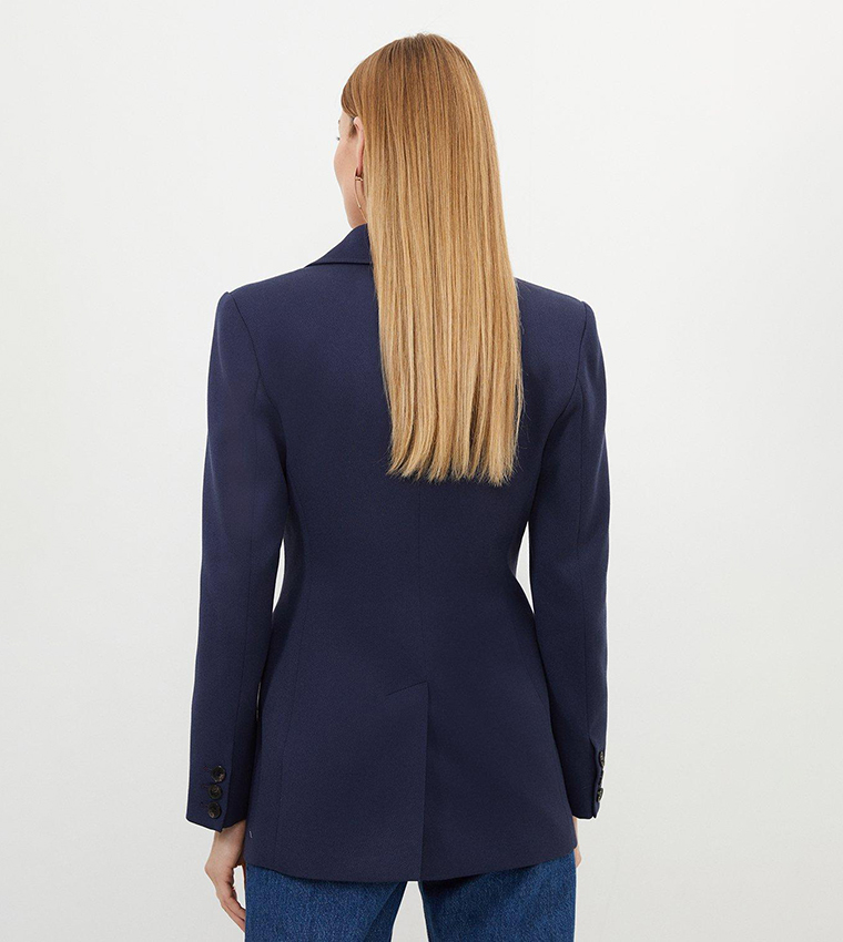 Relaxed Tailored Single Breasted Blazer - Divine & Elegant