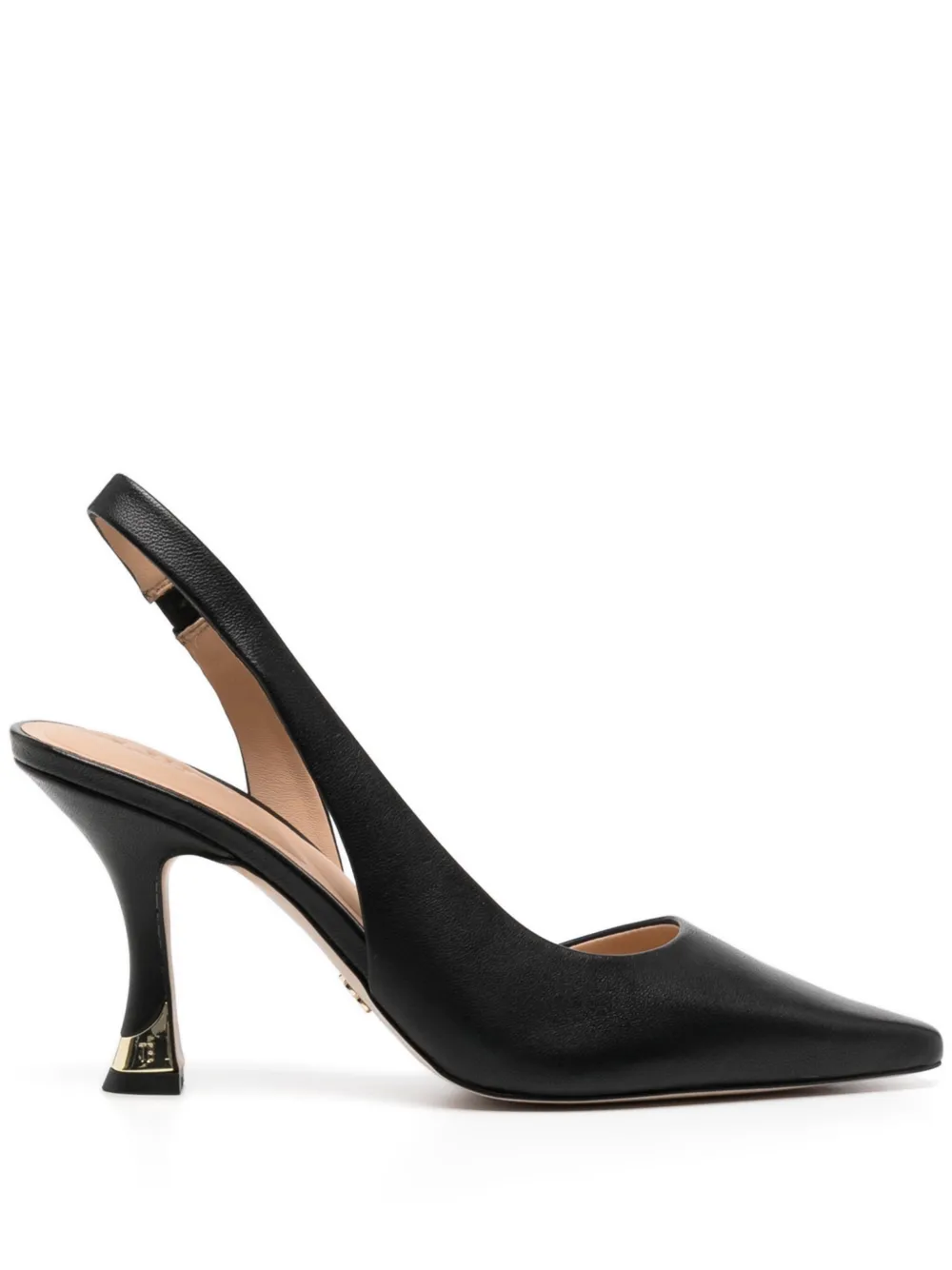 Ariii Slingback Leather Court Shoes - Divine & Elegant