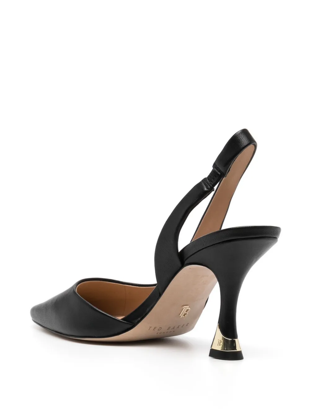 Ariii Slingback Leather Court Shoes - Divine & Elegant