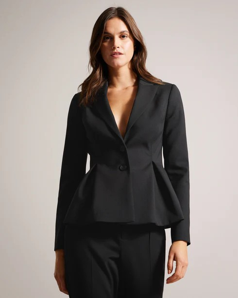 Philiya Peplum Blazer - Divine & Elegant
