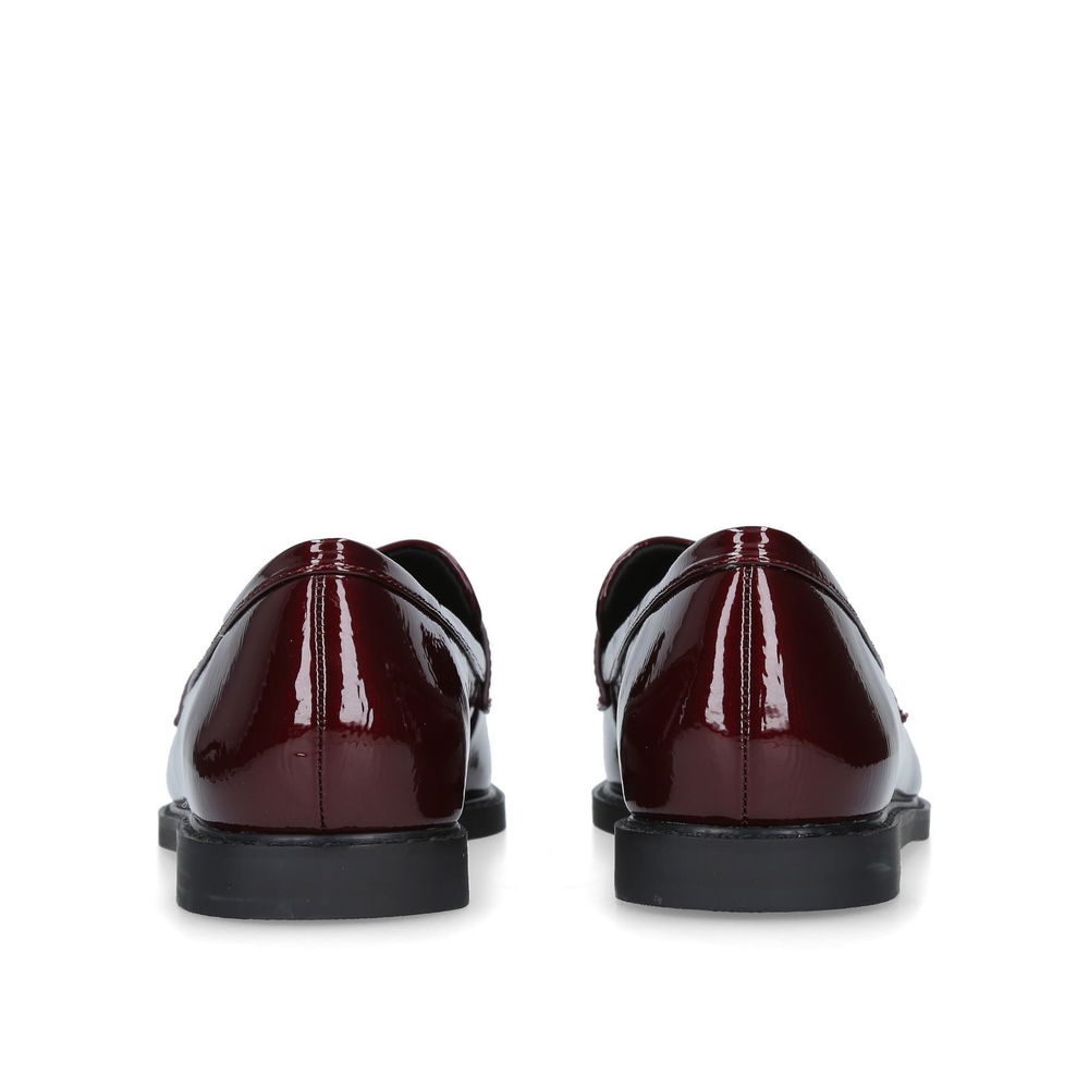 Moby Dark Red Stylish Loafers - Divine & Elegant