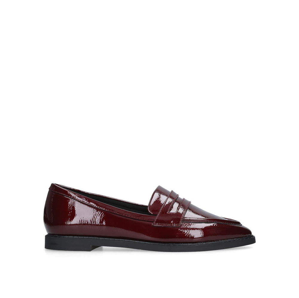 Moby Dark Red Stylish Loafers - Divine & Elegant