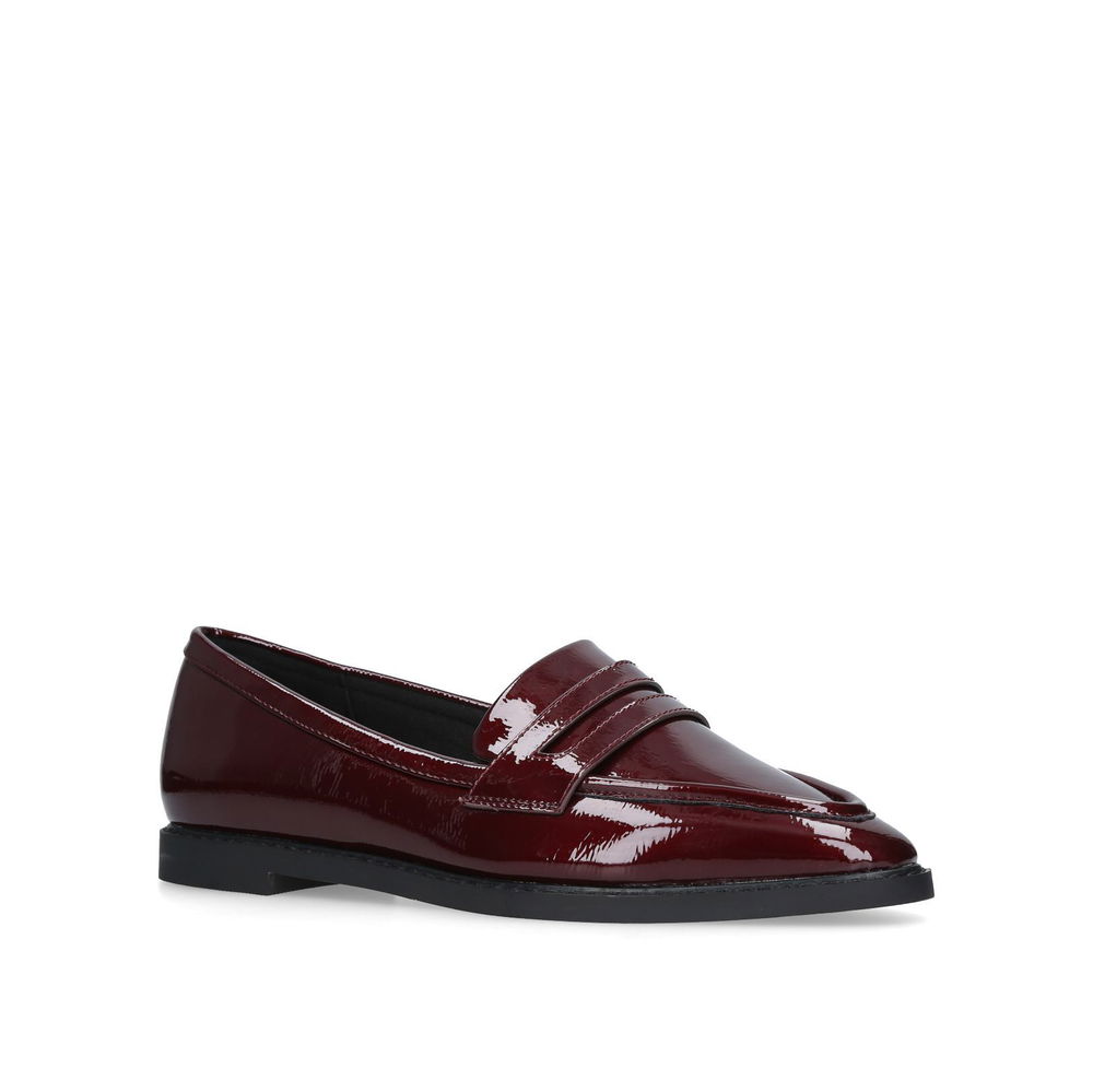 Moby Dark Red Stylish Loafers - Divine & Elegant