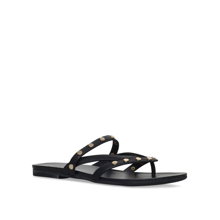 Modena Flat Slip On Sandals Shoes - Divine & Elegant