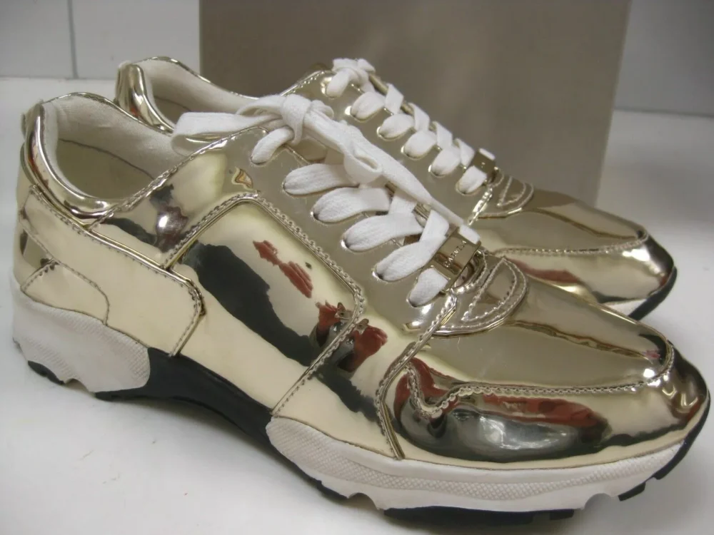 Lacrosse Metallic Gold Trainers - Divine & Elegant