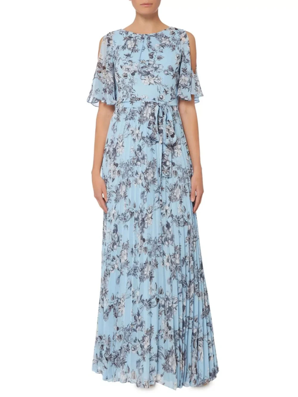 Pleated Maxi Dress - Divine & Elegant